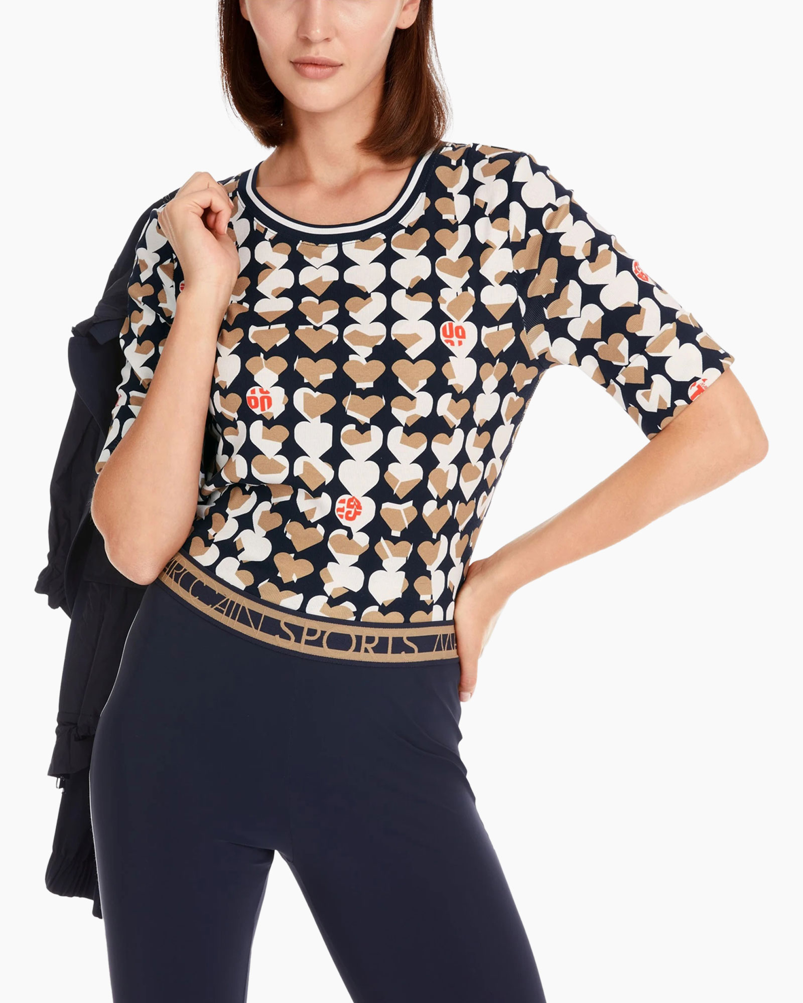 Marc Cain Sports T-shirt Ys 48.38 J07 Blauw