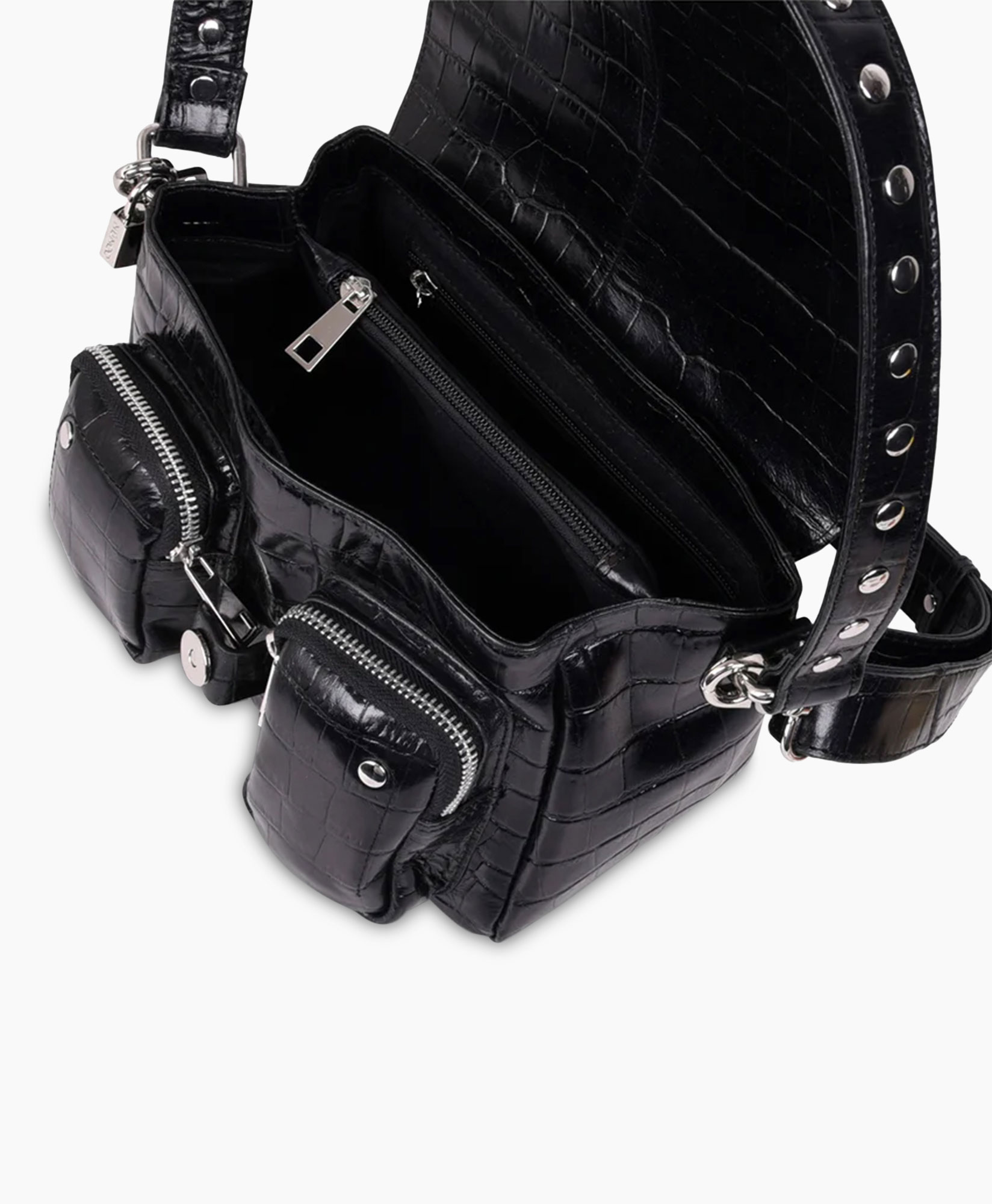 Nunoo Bags Crossbody Tas Honey Texas Black Zwart