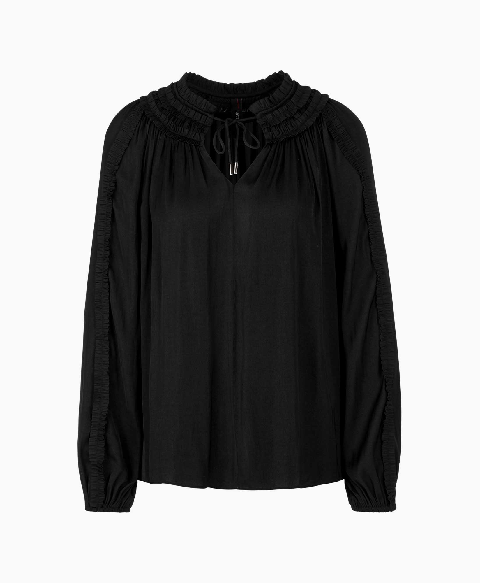 Marc Cain Collections Blouse Vc 51.36 W19 Zwart