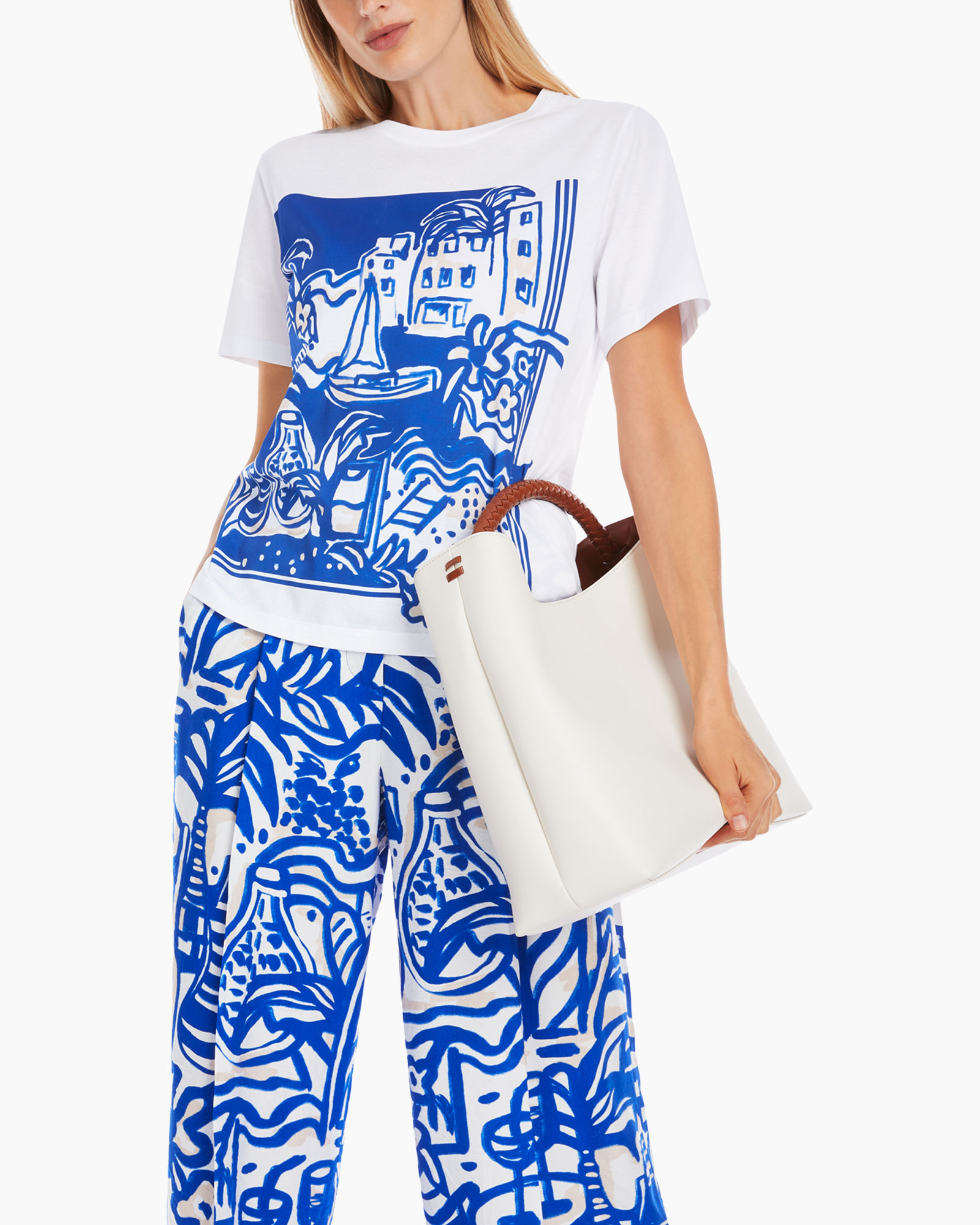 Marc Cain Collections T-shirt Yc 48.11 J72 Wit