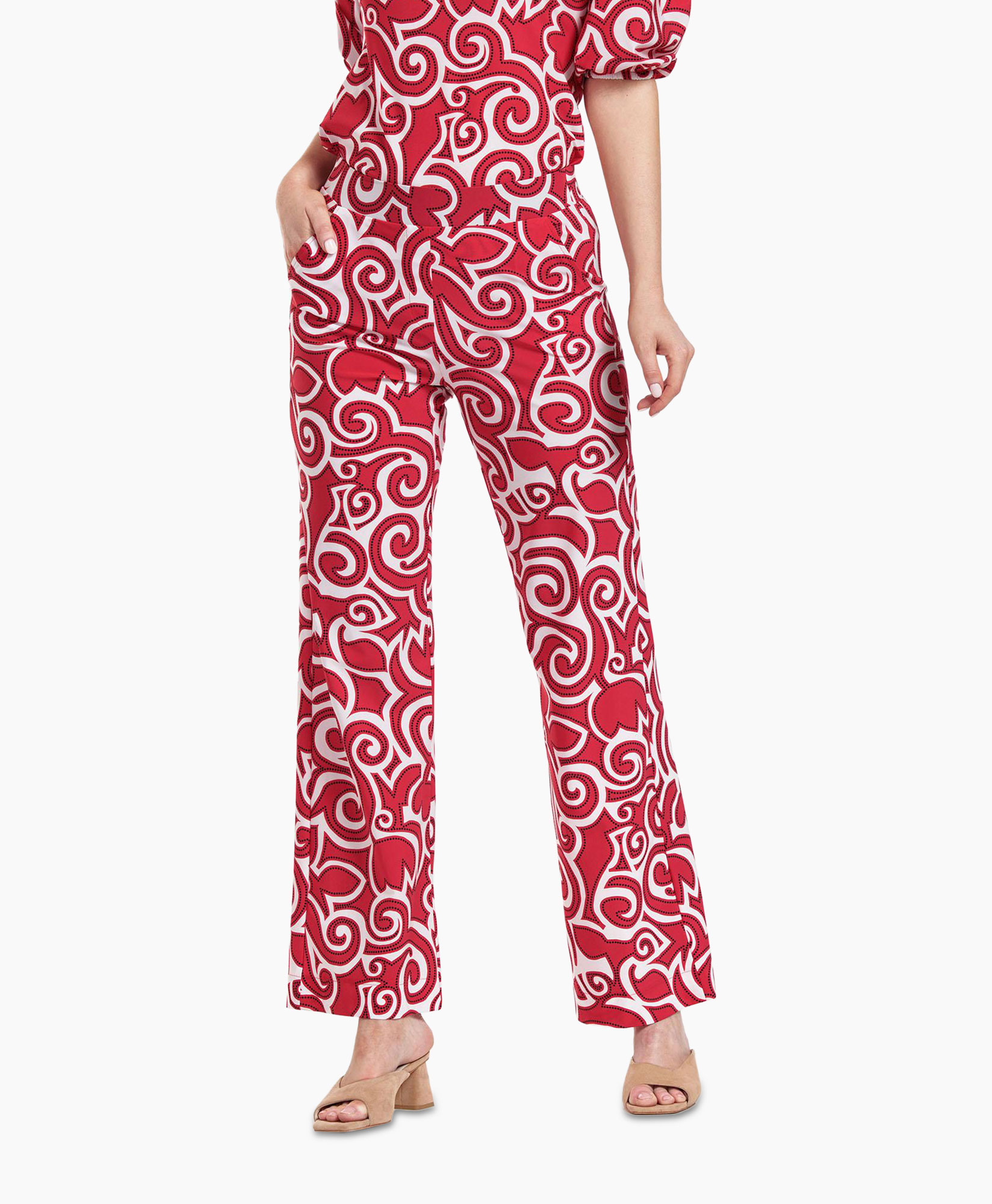 Studio Anneloes Broek Marilon Tulip Trousers Rood