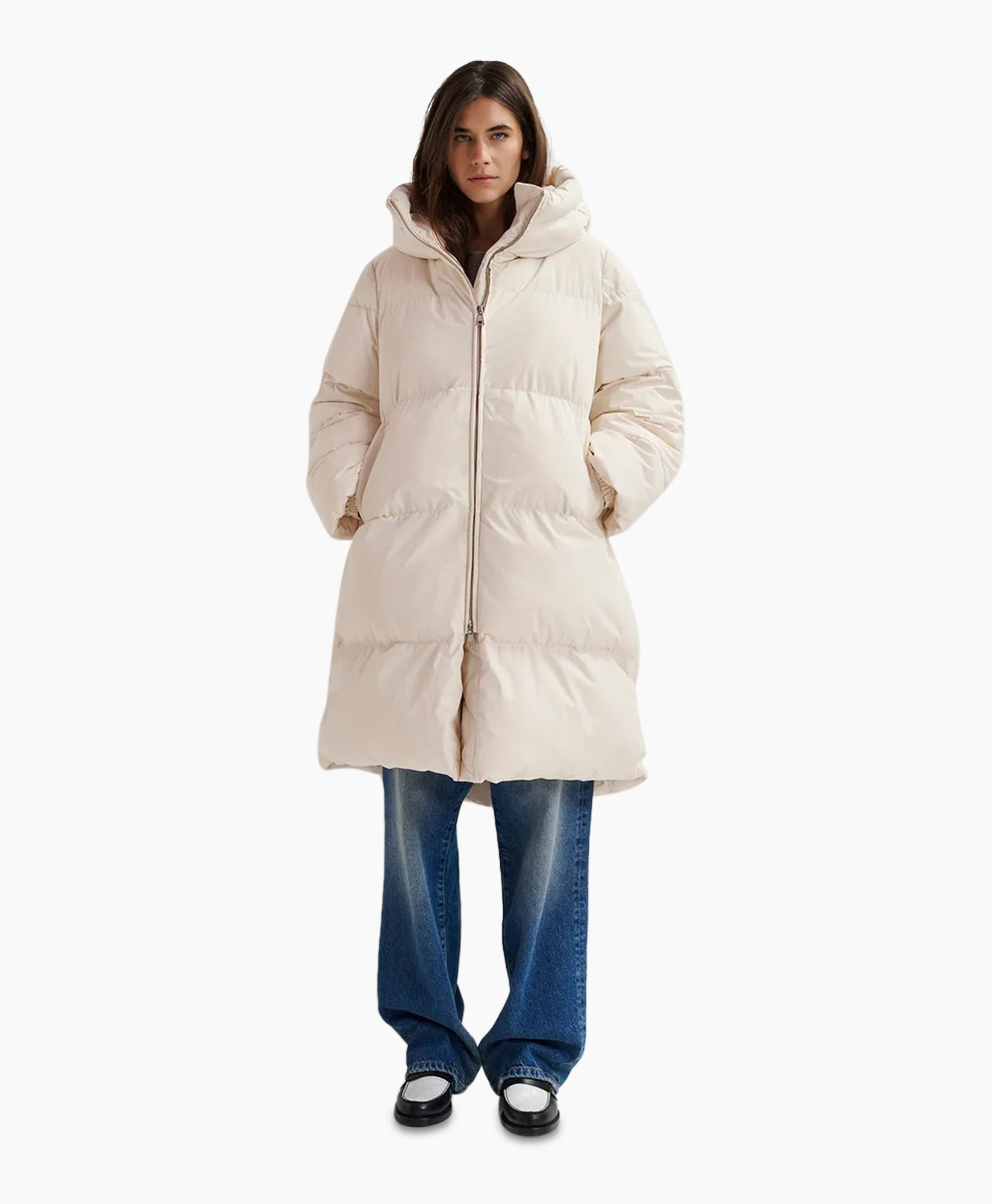 Essentiel Antwerp Coat Guffer Off White