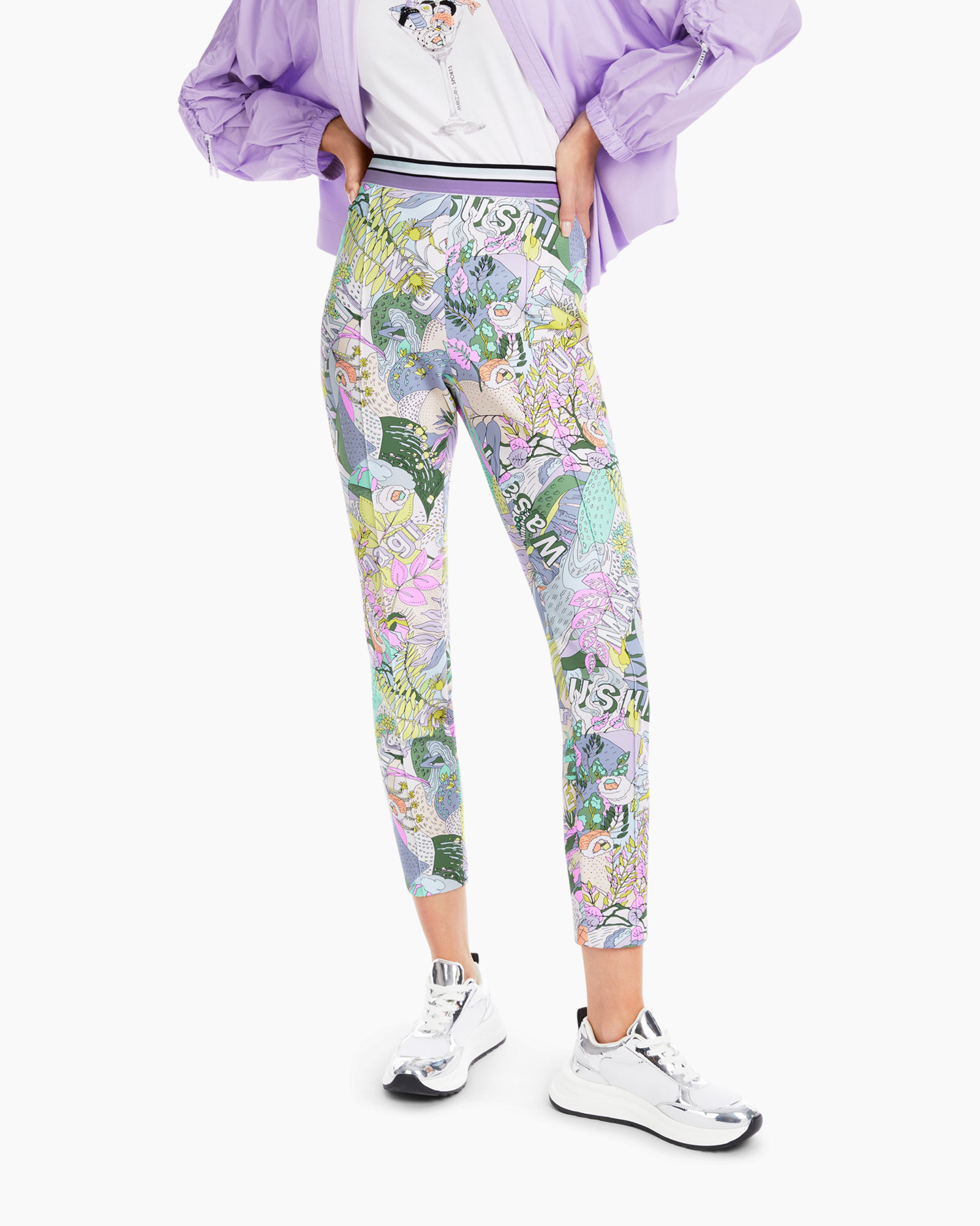 Marc Cain Sports Broek Ys 81.27 J56 midden paars