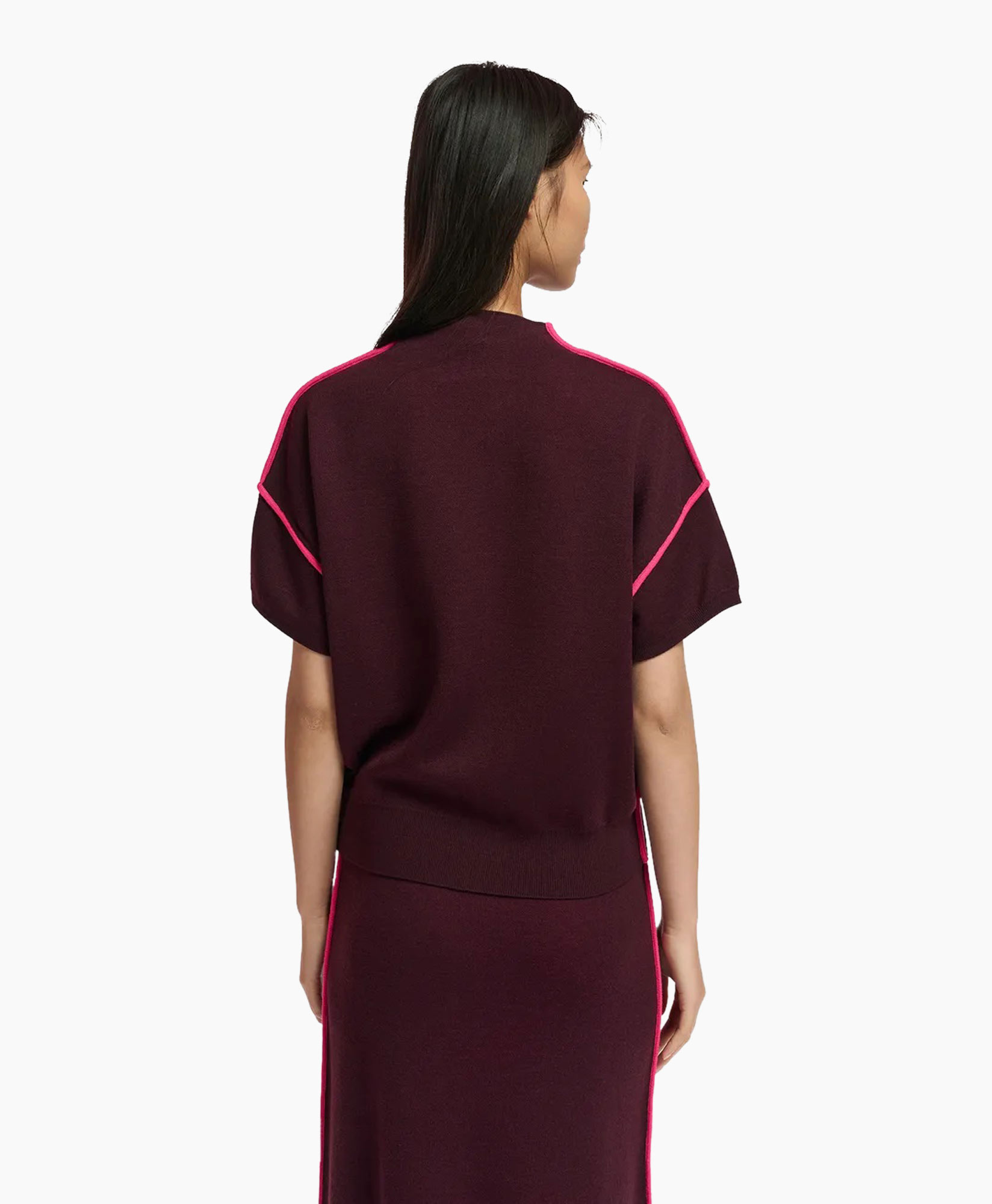 Essentiel Antwerp Top Fabia donker rood