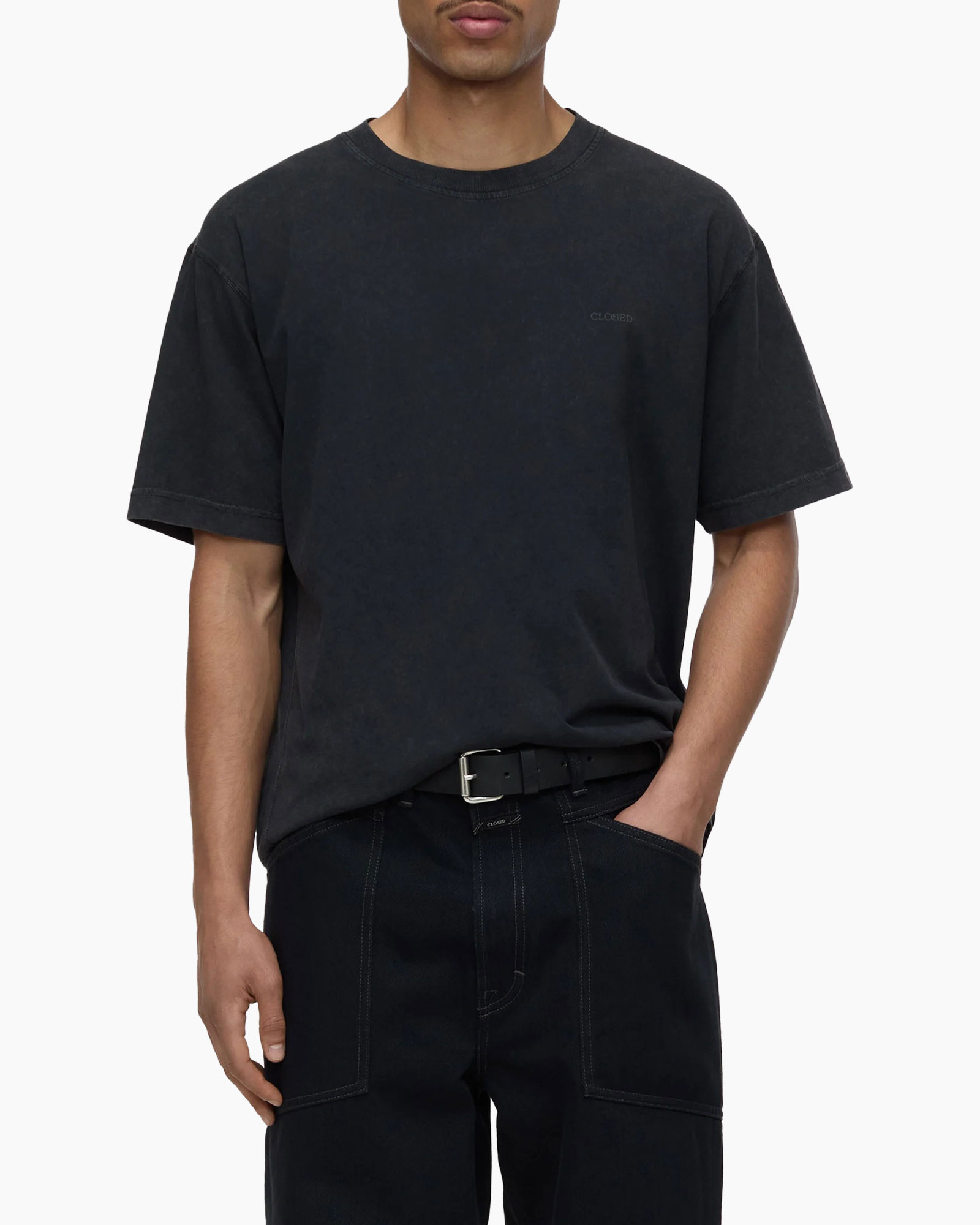 Closed T-shirt Korte Mouw Logo Zwart