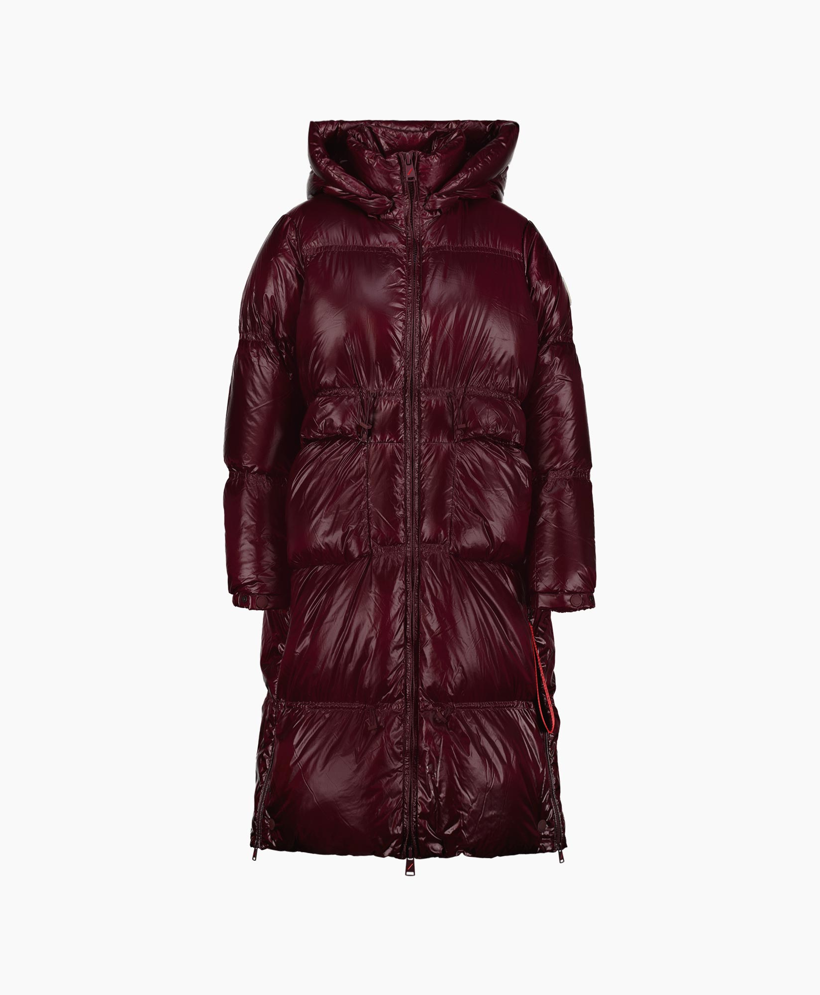 After Label Gewatteerde Jas Woman Jacket Bordeaux