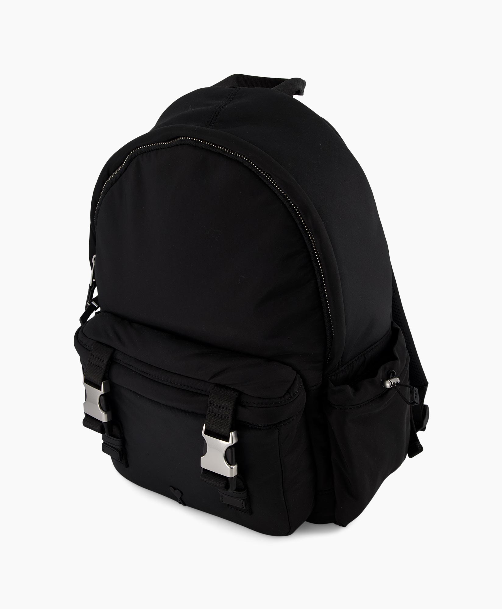 AMI Paris Tas Ami De Coeur Backpack Zwart