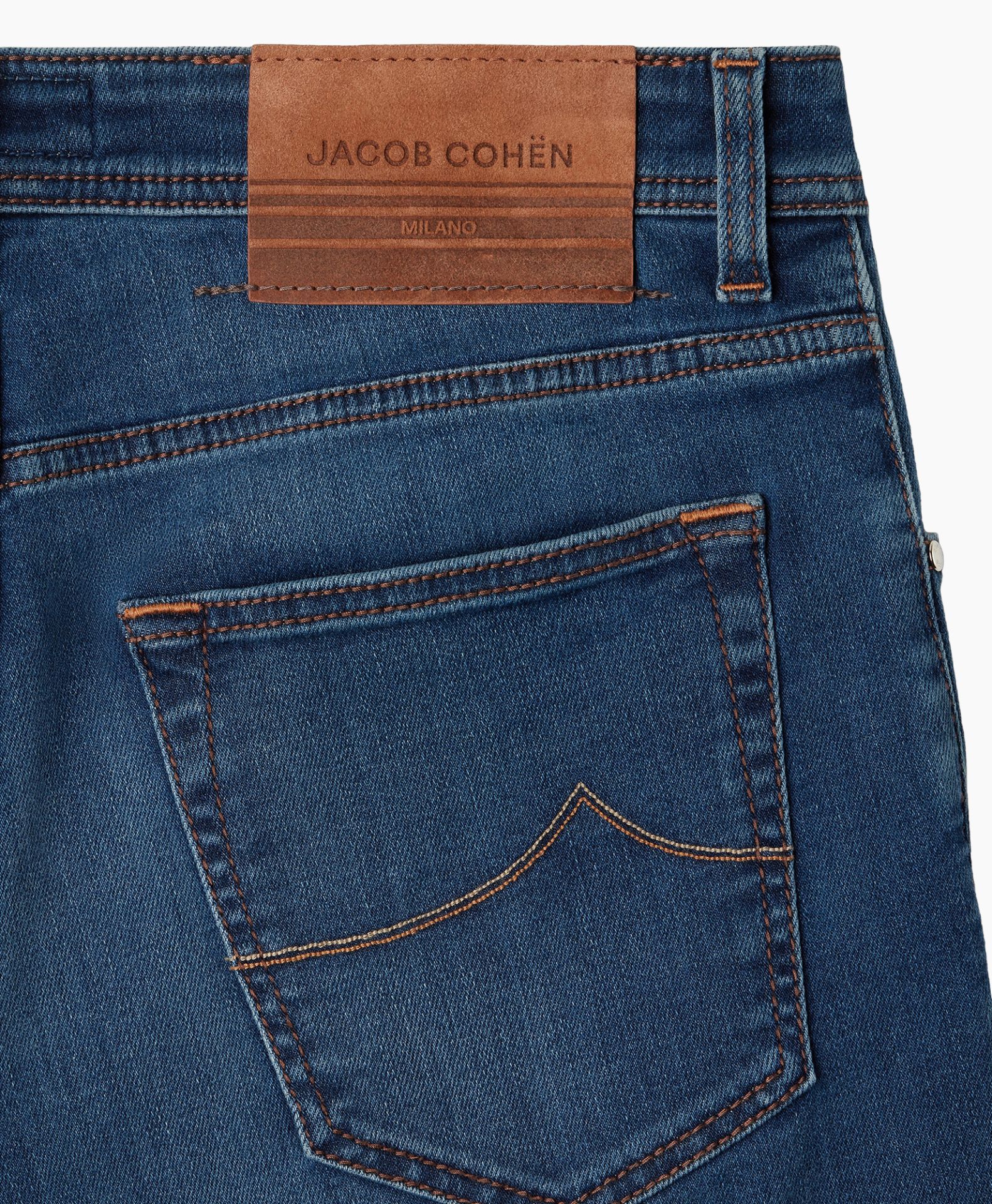 Jacob Cohen Jeans 5 Pkt Super Slim Fit Nick Slim midden blauw